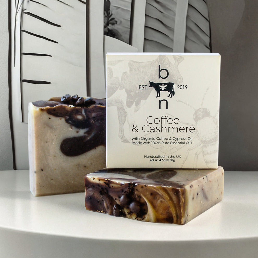 Organic Coffee & Cashmere - Natural Tallow Soap | Exfoliation Bar ...